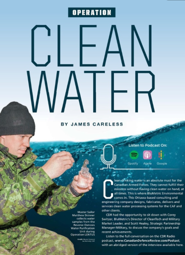 Operation Clean Water - BluMetric